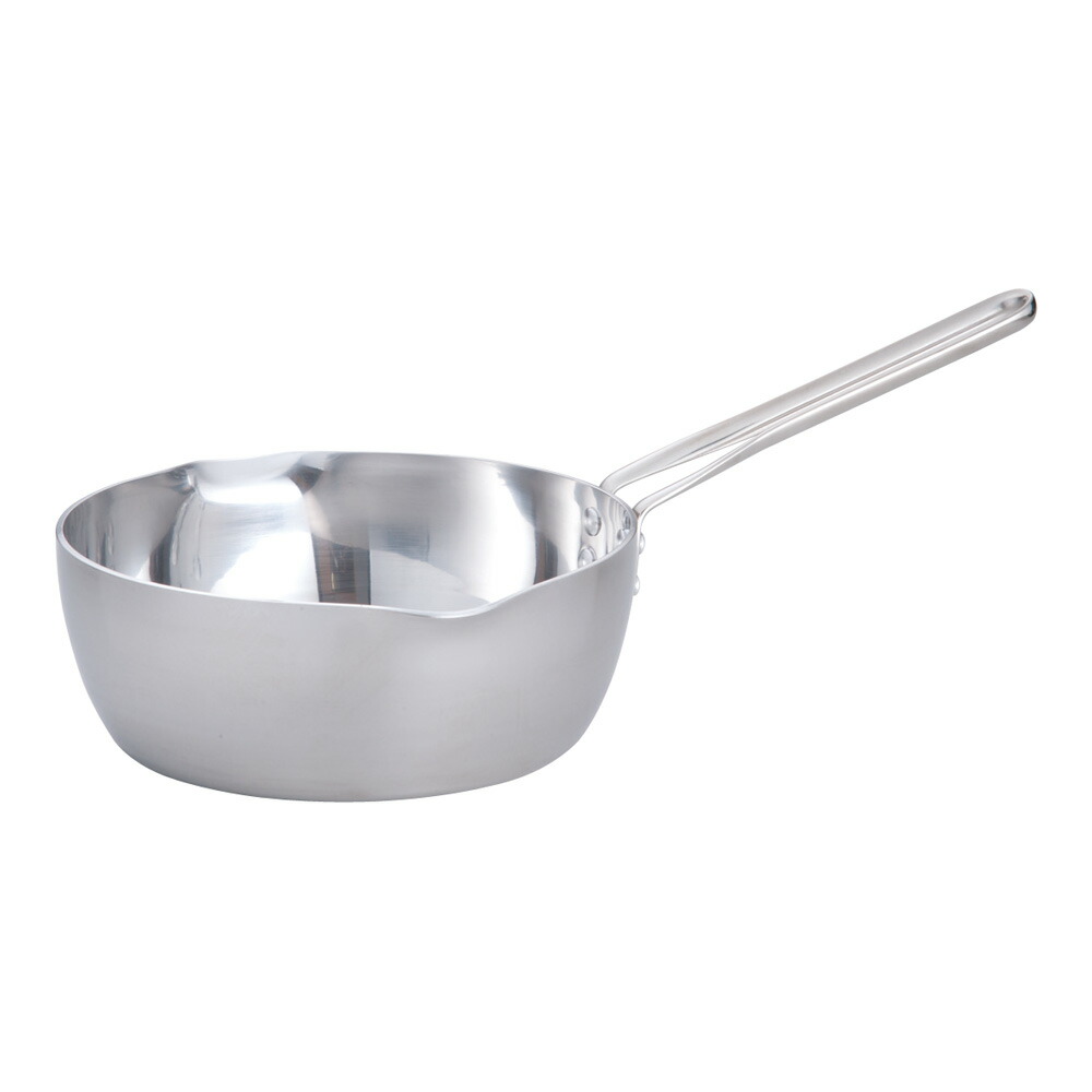 【楽天市場】TKG IH 2層クラッド 雪平鍋 21cm 業務用 片手鍋 注ぎ口付き 行平 鍋 和食 飲食店 給食 厨房用品 IH対応 電磁調理器OK (1-0039-0103)：食器の通販 ...