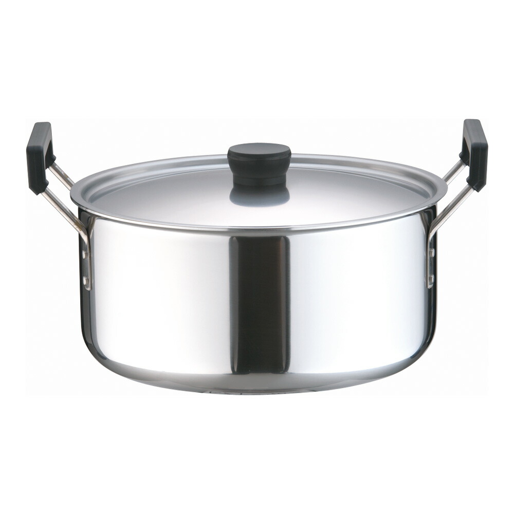 【楽天市場】TKG クラッド 実用鍋 30cm 蓋付き IH対応 電磁調理器OK 両手鍋 煮込み鍋 業務用 飲食店 施設 厨房 給食 (1-0038-0403)：食器の通販 KYOEI