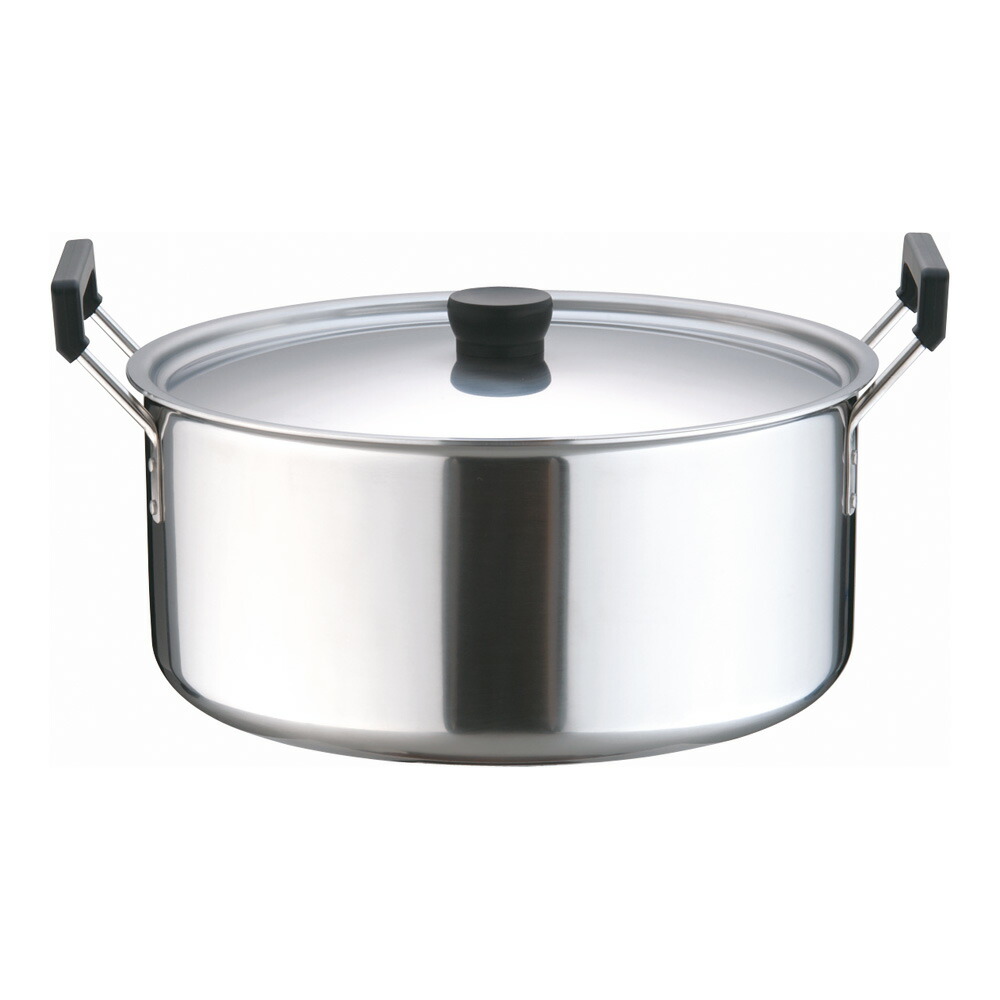 【楽天市場】TKG クラッド 実用鍋 36cm 蓋付き IH対応 電磁調理器OK 両手鍋 煮込み鍋 業務用 飲食店 施設 厨房 給食 (1-0038-0405)：食器の通販 KYOEI