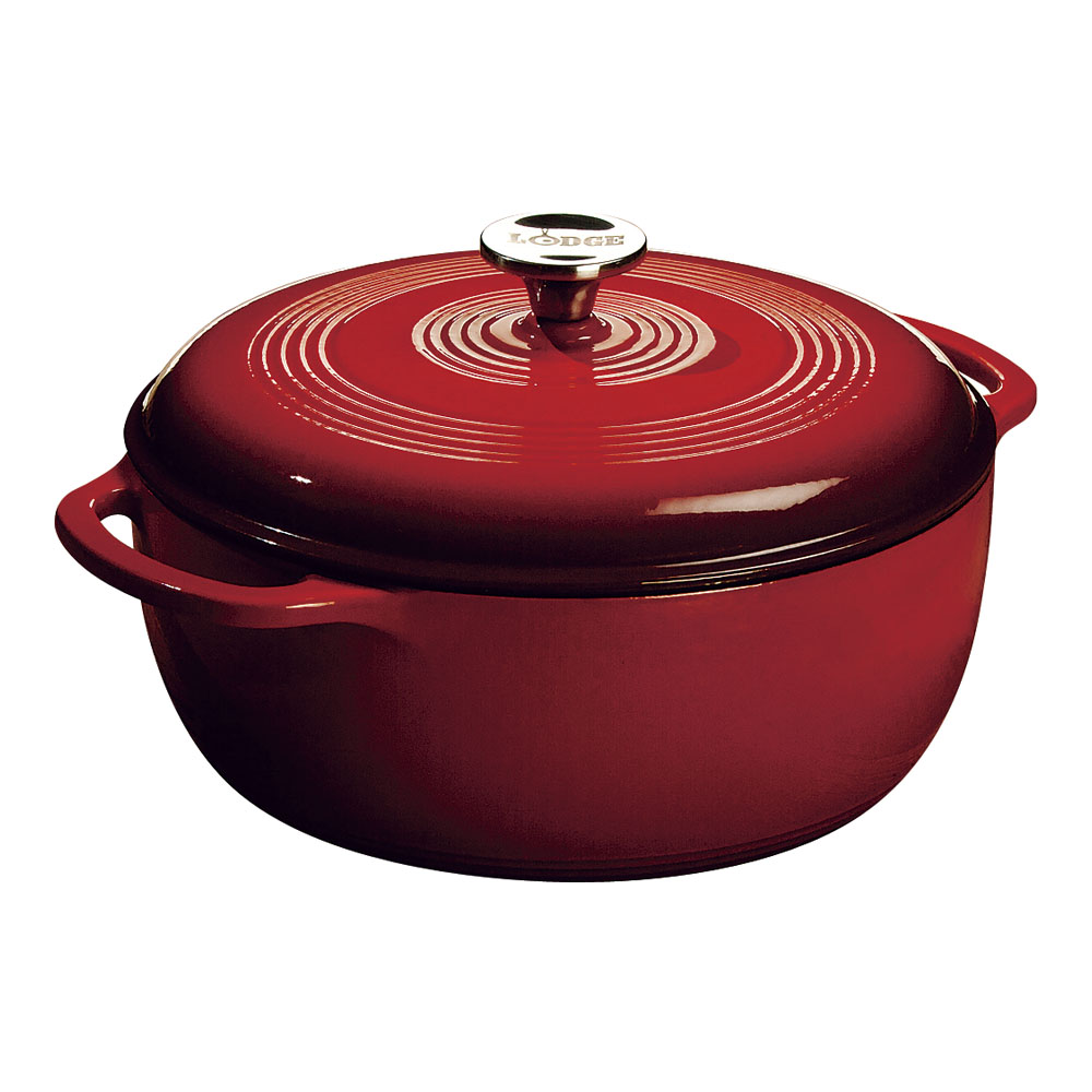 【楽天市場】ロッジ エナメルダッチオーブン 6クォート レッド 【LP_TKG】 5.6L IH対応 100V 200V LODGE おしゃれ 蓋付き鍋【直送DSF_TKG】(9-0068 ...