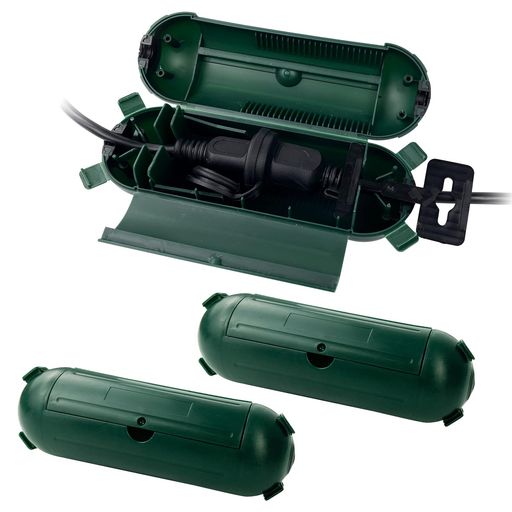 【楽天市場】EnergyPro3個セット屋外防水コンセントカバー延長コード電源ボックス耐候性雨よけストリングライト保護吊り下げ可能緑：京マルシェセレクト