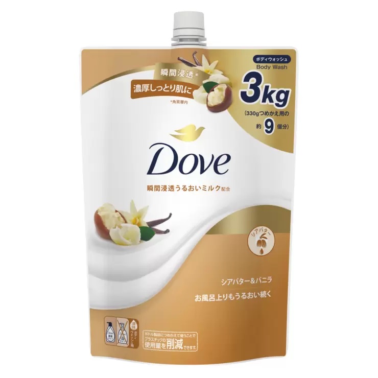 【楽天市場】【コストコ】Dove (ダヴ) ボディウォッシュ シアバター 詰替え用 3kg 大容量 特大 57788ダヴ Dove ボディ ...