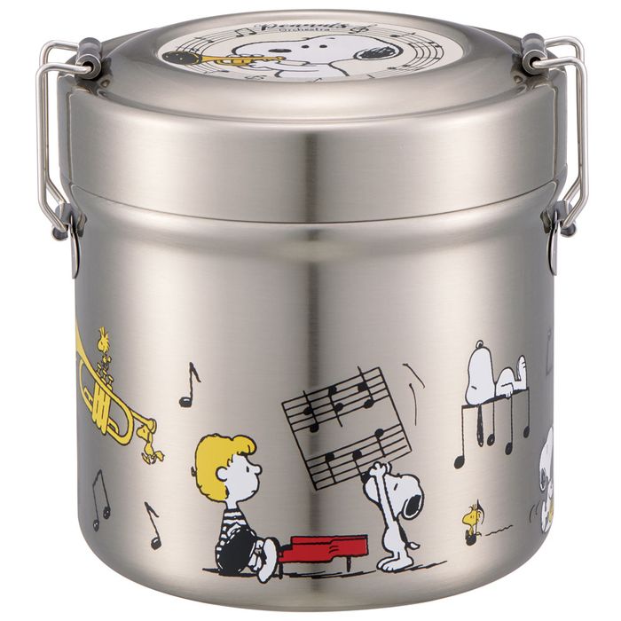 【楽天市場】保温弁当箱 保温ジャー 軽量 大人 子供 かわいい スケーター 抗菌真空ステンレスランチ PNTS オケ スヌーピー ピーナッツ STLB1AG キャラクターグッズ 女の子：京問屋 ...