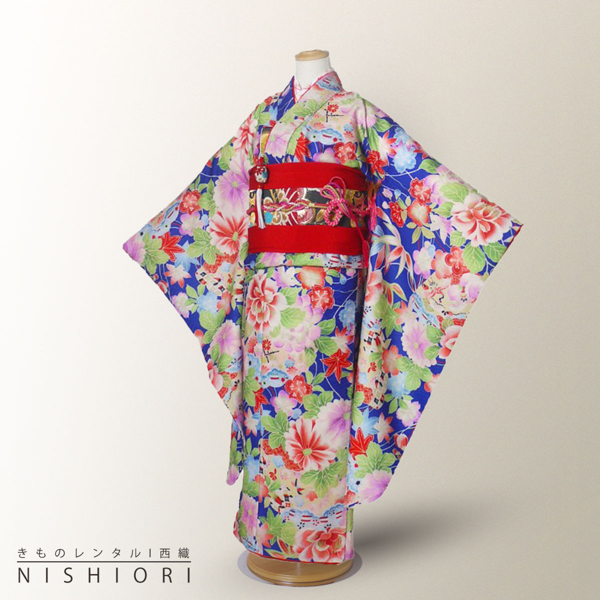 【楽天市場】レンタル 式部浪漫 shikibu classic ブランド 七五三 四つ身 着物 フルセット【7歳 貸衣装 子供 女児 七歳 7 ...