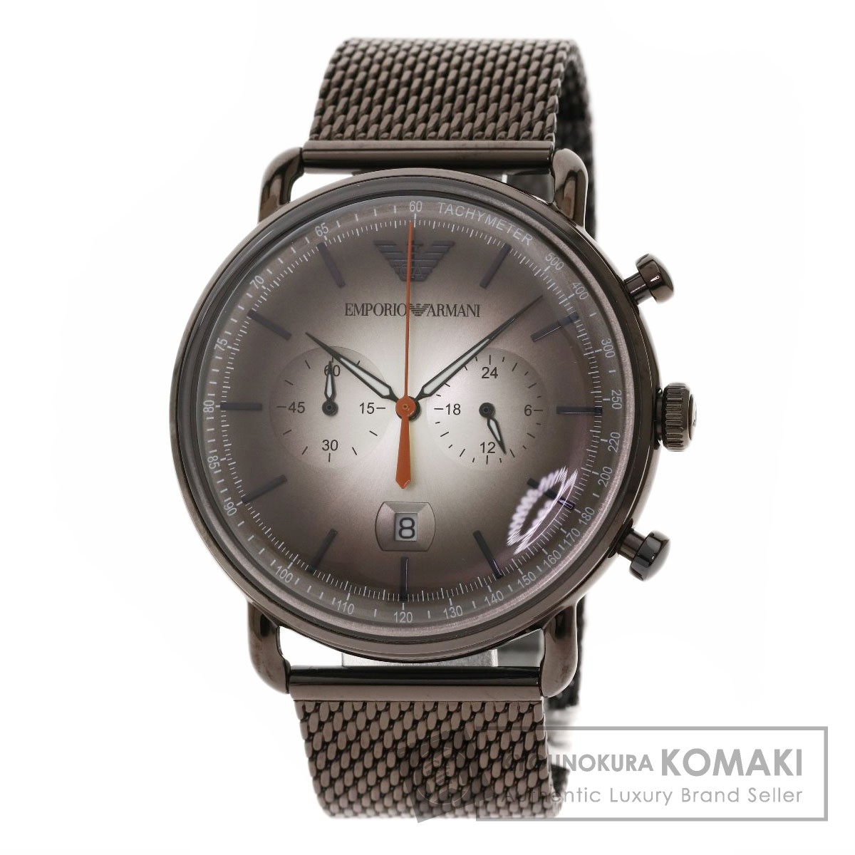 【楽天市場】エンポリオ・アルマーニ AR11169 アビエーター 腕時計 ステンレススチール/SS メンズ 【中古】【Emporio ...