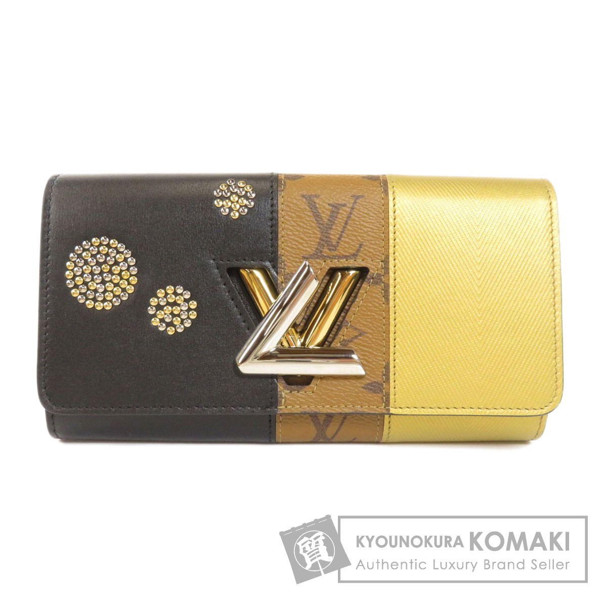 【楽天市場】ルイヴィトン M64477 ポルトフォイユ・ツイスト モノグラムリバース 長財布（小銭入れあり） モノグラムリバース レディース ...