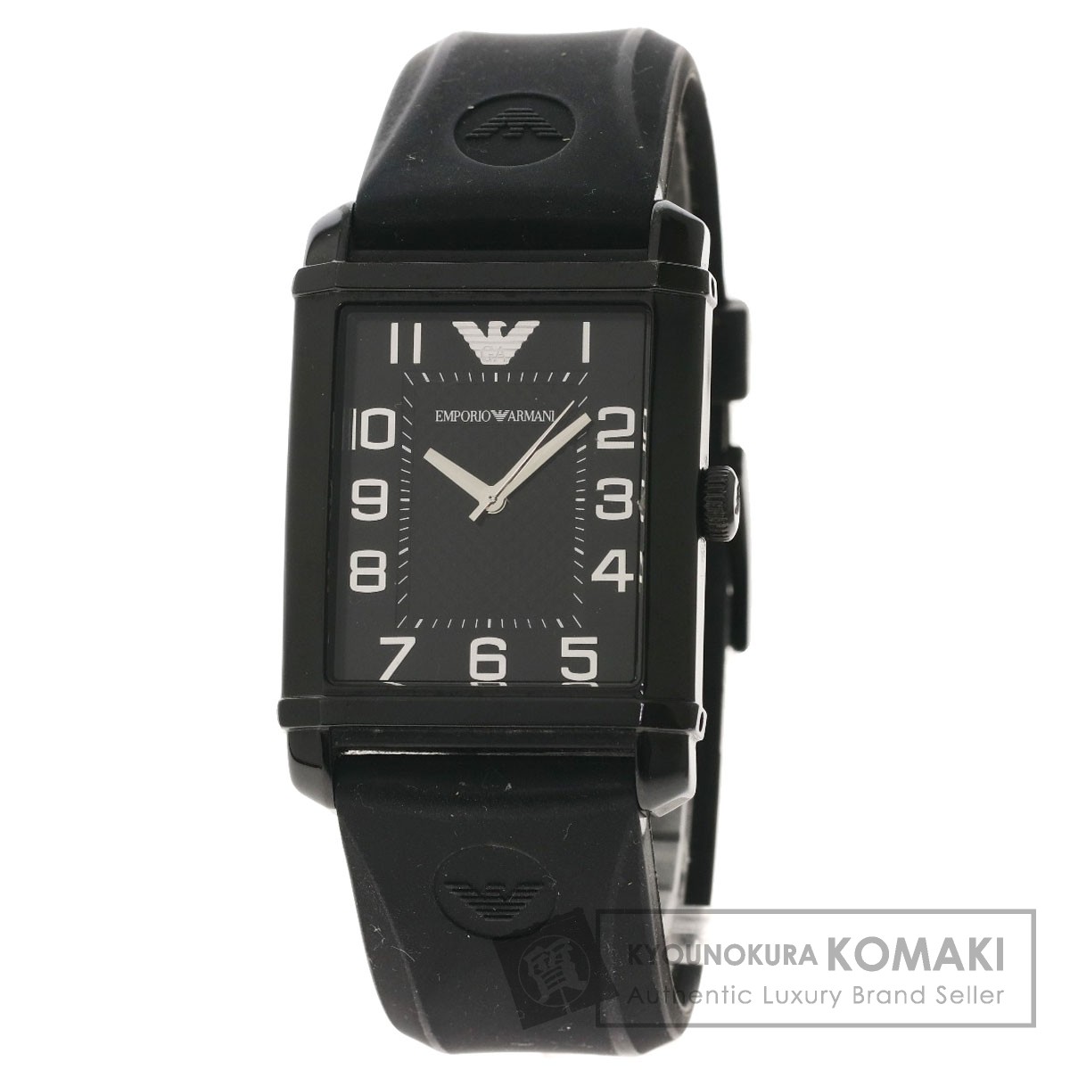 【楽天市場】エンポリオ・アルマーニ AR-0499 スクエアフェイス 腕時計 ステンレススチール/ラバー メンズ 【中古】【Emporio ...