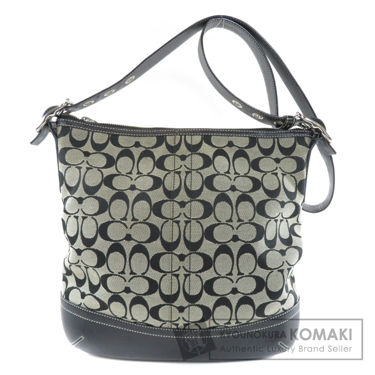 【楽天市場】コーチ 9349 シグネチャー ショルダーバッグ キャンバス/レザー レディース 【中古】【COACH】：ブランド京の蔵小牧【最安挑戦！】