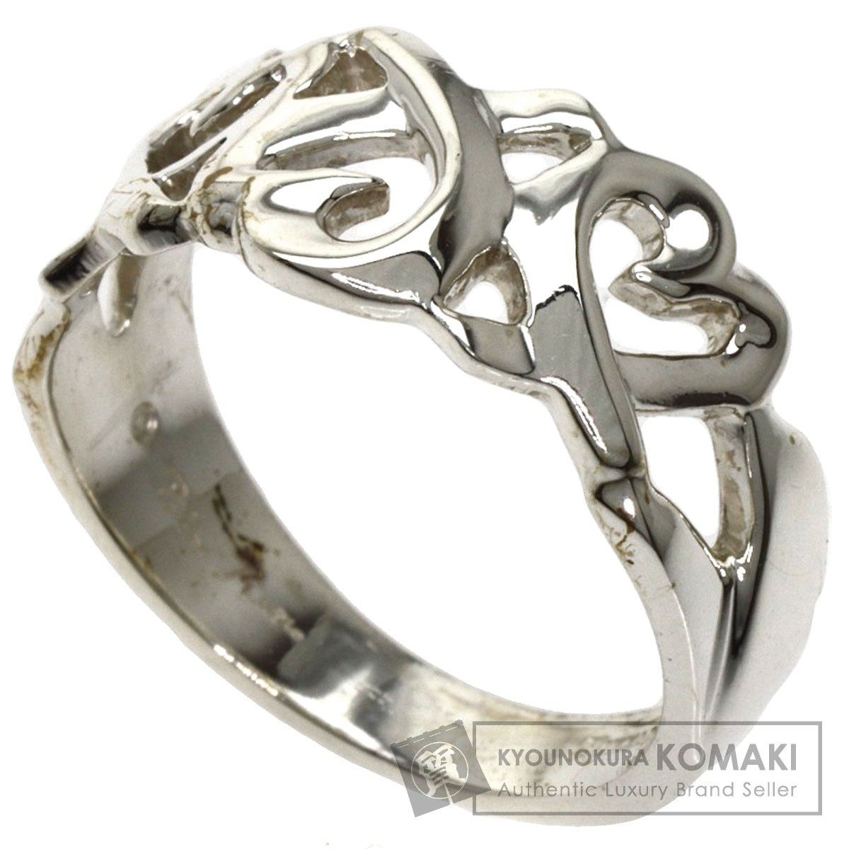 【楽天市場】ティファニー ラビングハート リング・指輪 シルバー レディース 【中古】【TIFFANY&Co.】：ブランド京の蔵小牧【最安挑戦！】