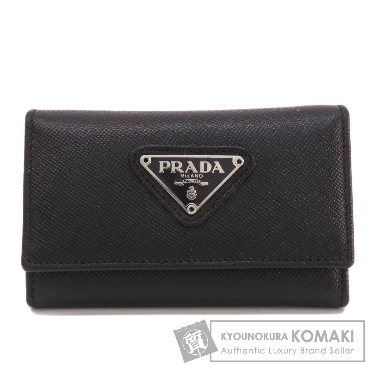 【楽天市場】プラダ M222A ロゴ金具 サフィアーノ キーケース レザー レディース 【中古】【PRADA】：ブランド京の蔵小牧【最安挑戦！】