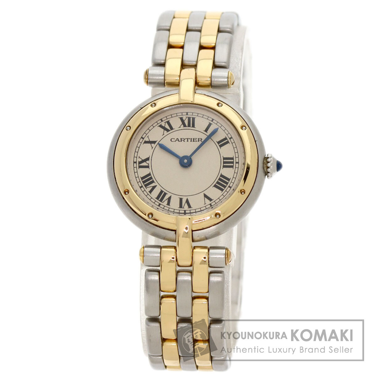 【楽天市場】カルティエ パンテール ヴァンドーム SM 2ROW 腕時計 ステンレススチール/SSkK18YG レディース 【中古 ...