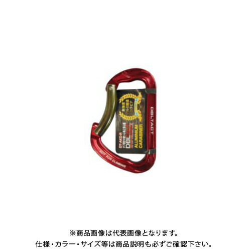 【楽天市場】三共 DBLTACT アルミ鍛造カラビナ大 レッド DT-AKD-R：KanamonoYaSan KYS