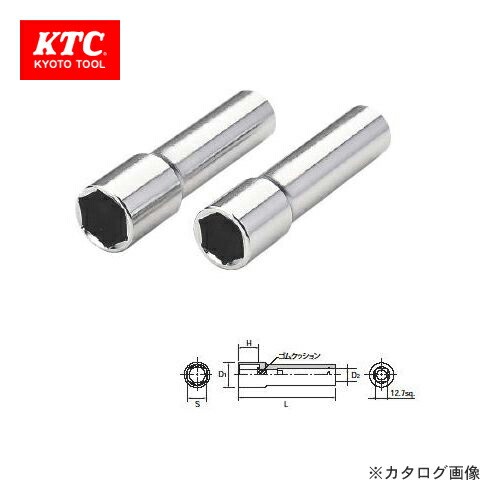 【楽天市場】KTC 12.7sq. ホイールナット専用ソケット B38Z-17H：KanamonoYaSan KYS