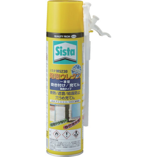 【楽天市場】Sista 発泡ウレタン(1液タイプ)M5230 450g SUM-523：KanamonoYaSan KYS