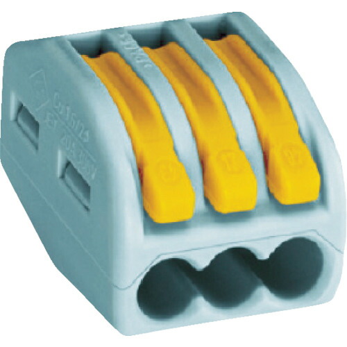 【楽天市場】WAGO WF-3 より線・単線接続可能コネクタ 3穴用 8個入 WF-3BP：KanamonoYaSan KYS