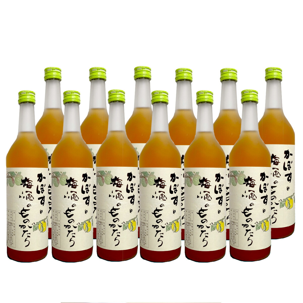 【楽天市場】かぼすと梅酒のものがたり12° 720ml 12本セット 送料無料 久家本店：九州焼酎CLUB＆スナップビー
