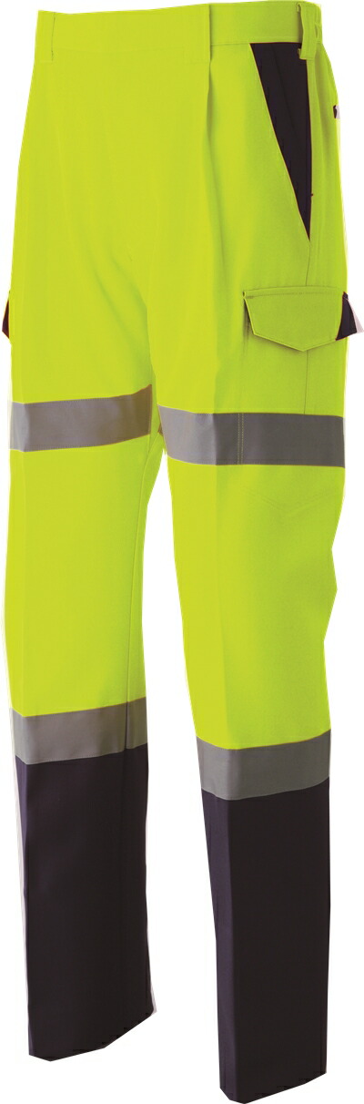 【楽天市場】アサヒチョウ Asahichio 高視認カーゴパンツ(ワンタック) E782 14 蛍光イエロー S-8L：ショップ球太
