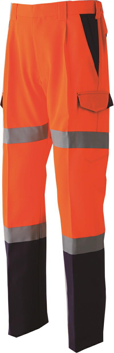 【楽天市場】アサヒチョウ Asahicho 高視認カーゴパンツ(ワンタック) E782 60 蛍光オレンジ S-8L：ショップ球太