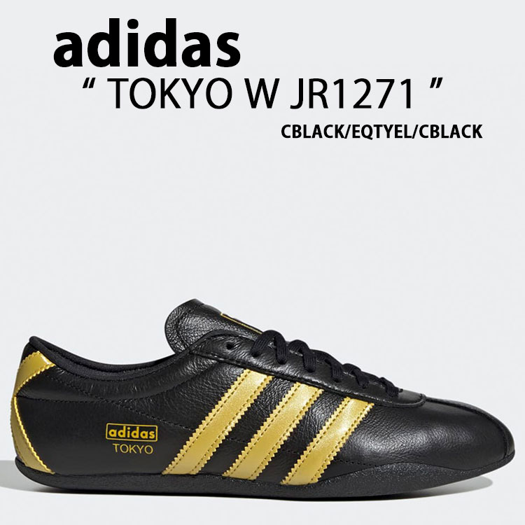 【楽天市場】adidas originals アディダス スニーカー TOKYO W JR1271 CBLACK/EQTYEL/CBLACK ...