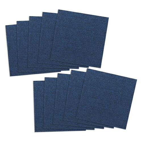 【楽天市場】【ペット用品】KV-95-NB SANKO おくだけ吸着 撥水タイルマット45×45cm 10枚入 ネイビーブルー 絨毯タイプ ...