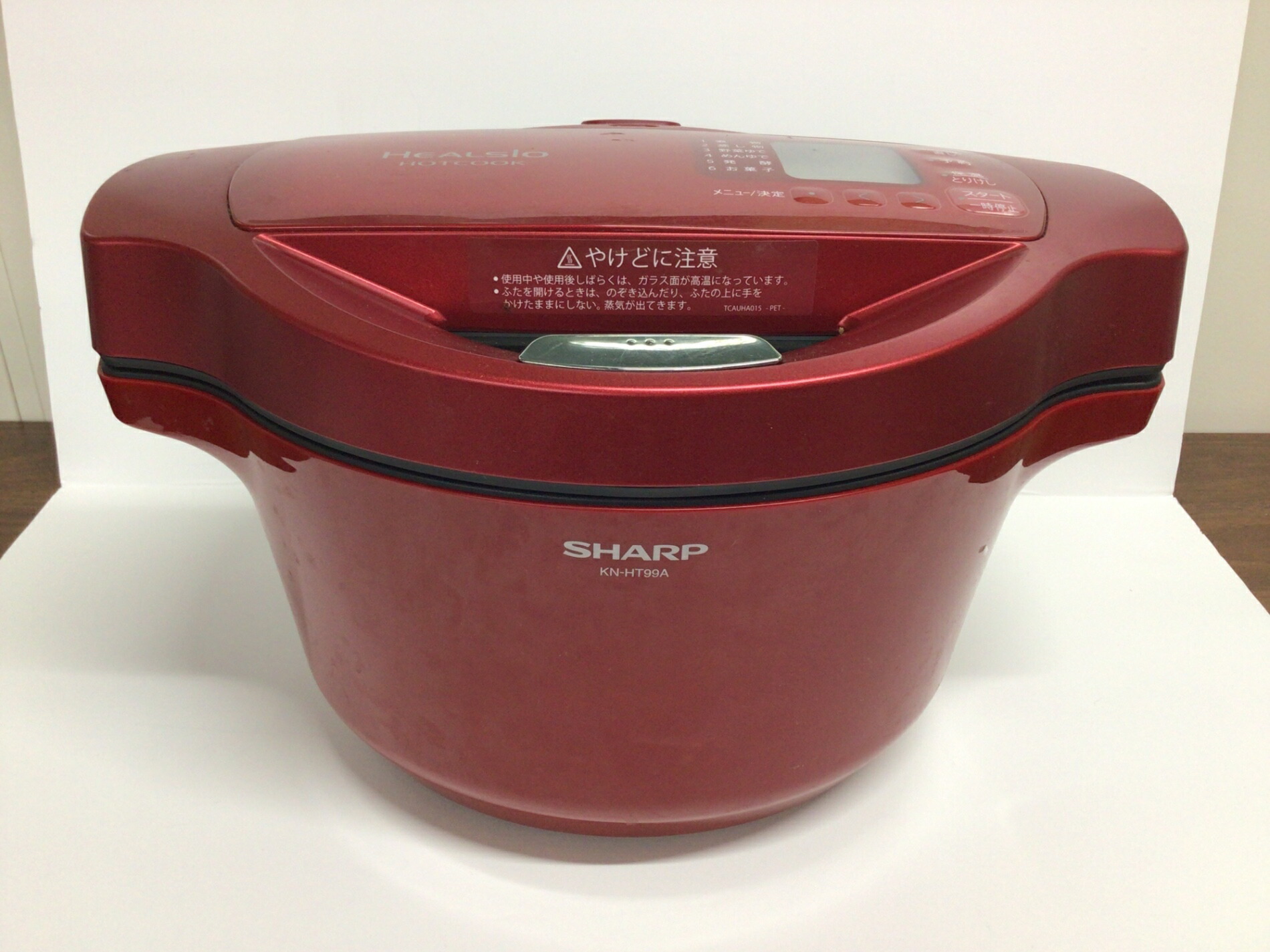 【楽天市場】【中古】 C685 D SHARP シャープ KN-HT99A-R ヘルシオ ホットクック 水なし 自動調理器 レッド系：エルリニュー 楽天市場店