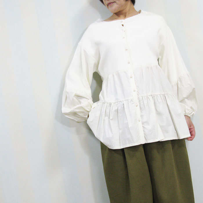 【楽天市場】【 60％OFF】【MAX2000円クーポン】GALENA ガレナ異素材ティアードパールニットチュニック：La Cocotte 【ラ ココット】