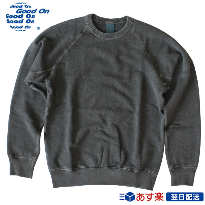 【楽天市場】Good On グッドオン RAGLAN CREW SWEAT SHIRTS ラグランクルースウェットシャツ トレーナー GOBW ...