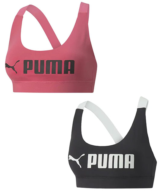 【楽天市場】【送料無料】【廃番】puma(プーマ) スポーツ ブラ アンダー ウェアレディース・ウィメンズ MID IMPACT PUMA ...