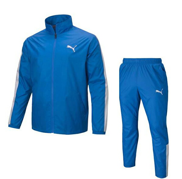 【楽天市場】【送料無料】【12000円均一 Lサイズのみ】【廃番】 puma（プーマ）スポーツ ウェア メンズ ESS ウインドブレーカー上下セット エレクトリックブルー 846085 ...