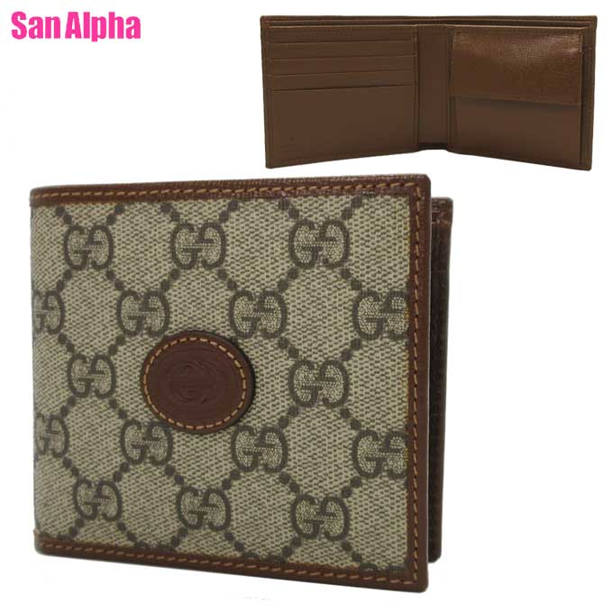 【楽天市場】【1000円OFF 4/27 AM9:59迄】グッチ 財布 二つ折り財布 GUCCI インターロッキングG GGスプリーム 小銭 ...