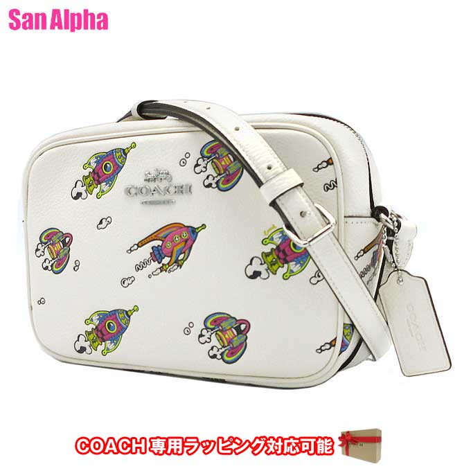 【楽天市場】【10%OFF 8/22 AM9:59迄】コーチ バッグ ショルダーバッグ COACH JAMIE レザー ロケット プリント ...