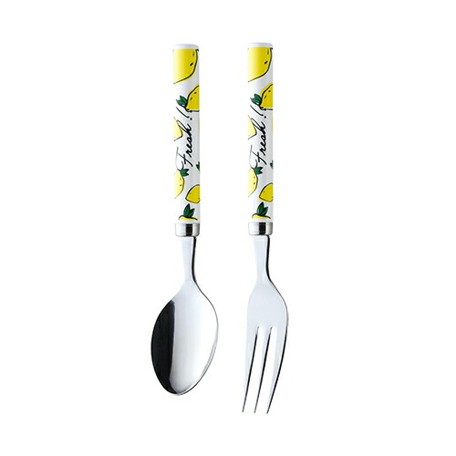 【楽天市場】フルーツメイト レモン(ティースプーン/ケーキフォーク)(406371_64)ステンレス 檸檬 果実 柑橘 卓上 カトラリー ...