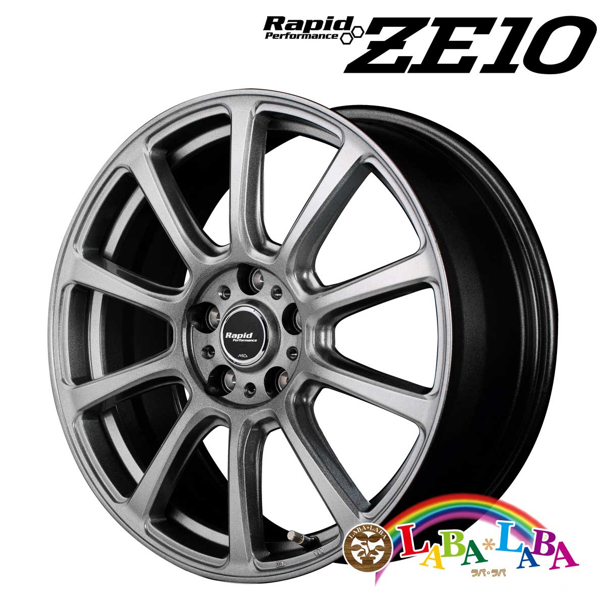 【楽天市場】ホイール 17インチ 17×7.0J +50 PCD114 5穴 MID ラピッドパフォーマンス ZE10 (1770 +50 ...