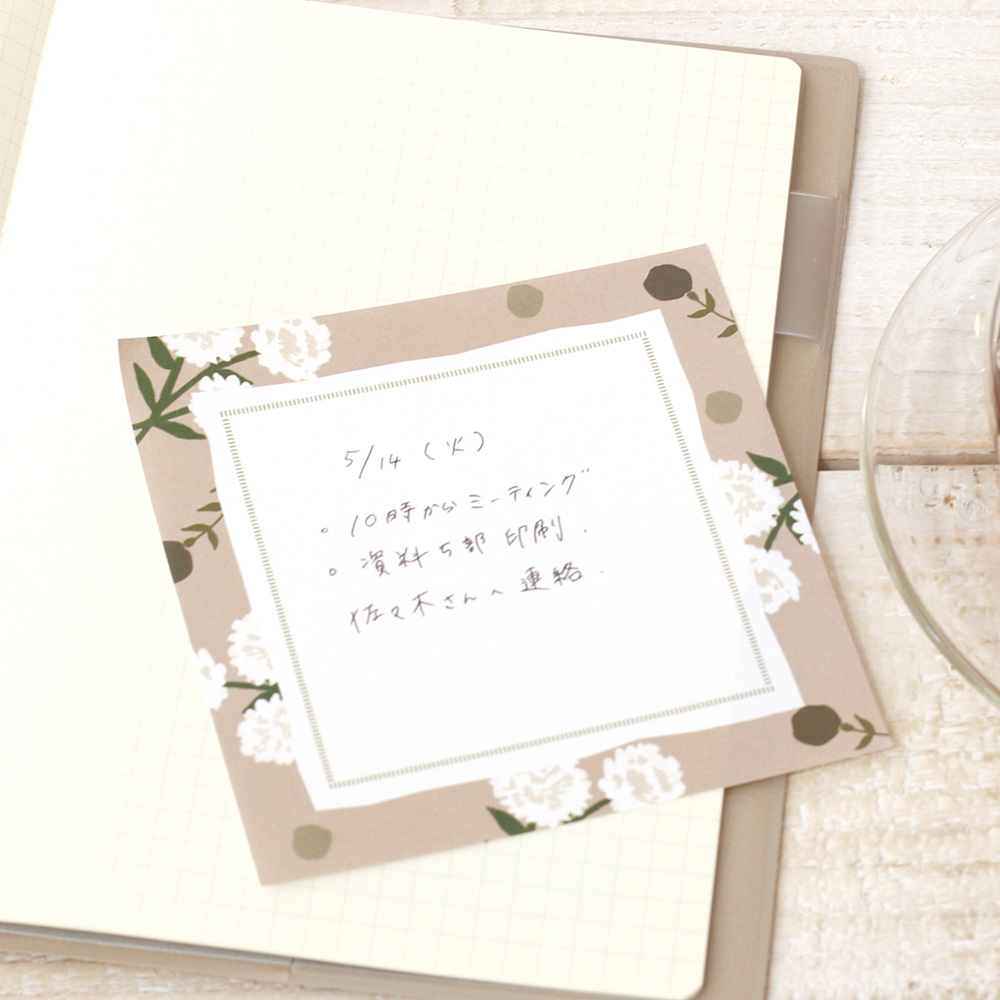 【楽天市場】【楽天ランキング3位】ラ・レコルト／メモ《花柄/メモ帳/伝言メモ/電話メモ/おしゃれ/大人/かわいい/可愛い》【ラボクリップ】：LABCLIP online store