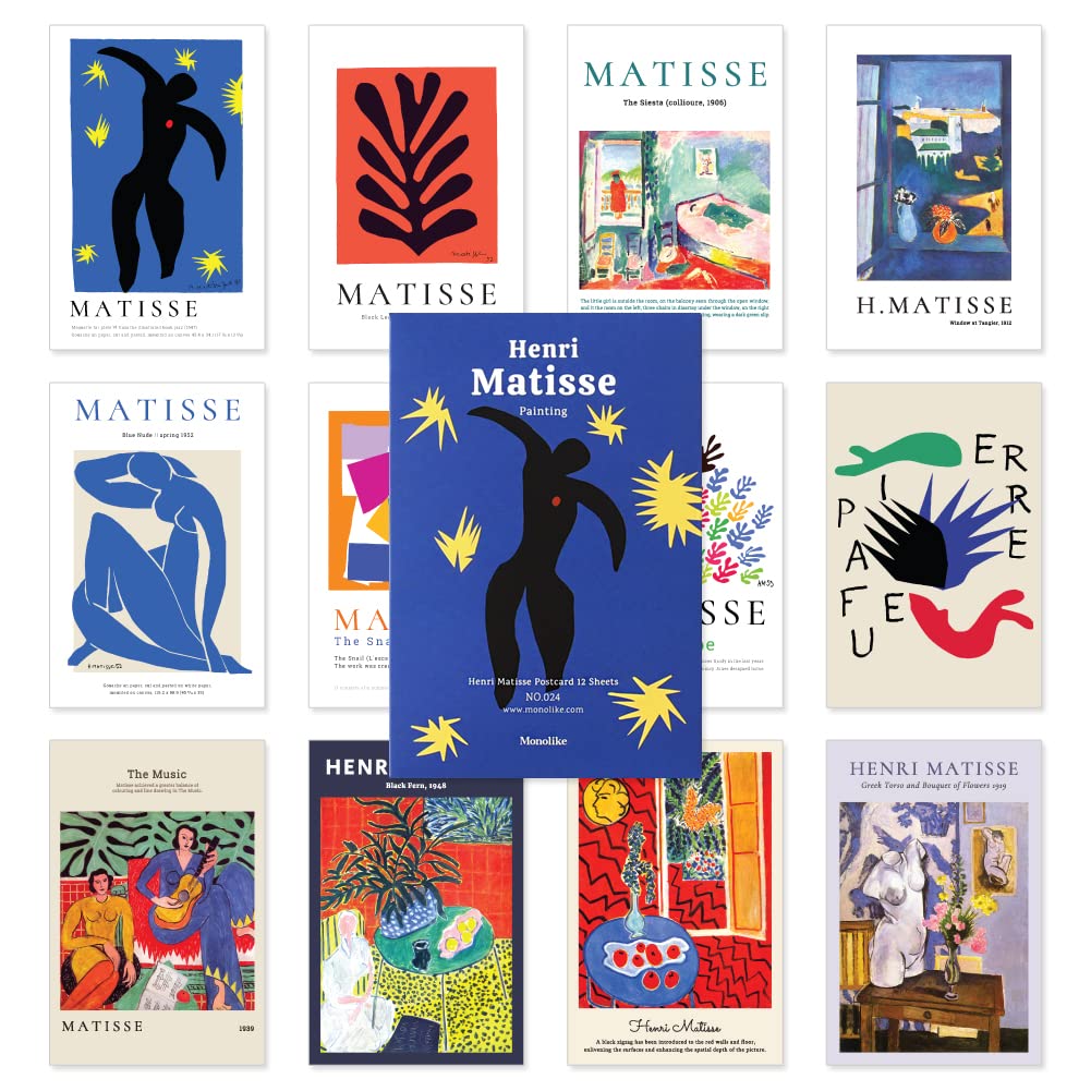 【楽天市場】モノライク アンリ・マティス・ペインティング シングルカード ポストカード Henri Matisse aintin nle ...