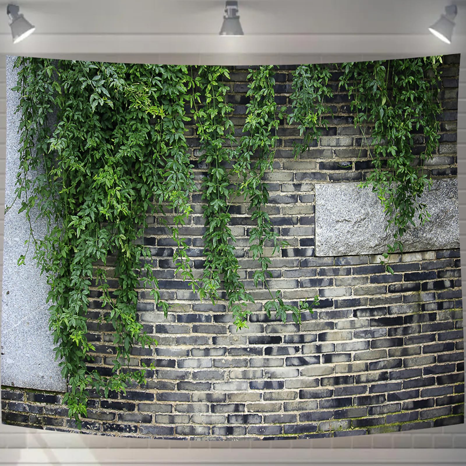 【楽天市場】UIU タペストリー レンガ壁 藤 自然景色 オシャレ 背景 多機能 布ポスター 壁掛け 壁飾り インテリア 雰囲気転換サイズ:幅 ...