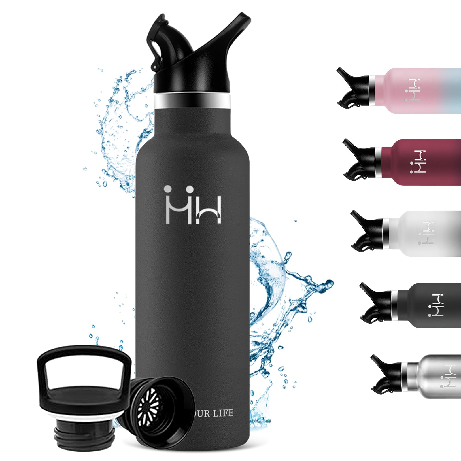 【楽天市場】ステンレス 水筒 魔法瓶 750ml 真空断熱 二重構造 長時間保冷 保温 直飲み マグボトル 炭酸対応 スポーツドリンク 洗いやすい 持ち：La chic ラ・シック