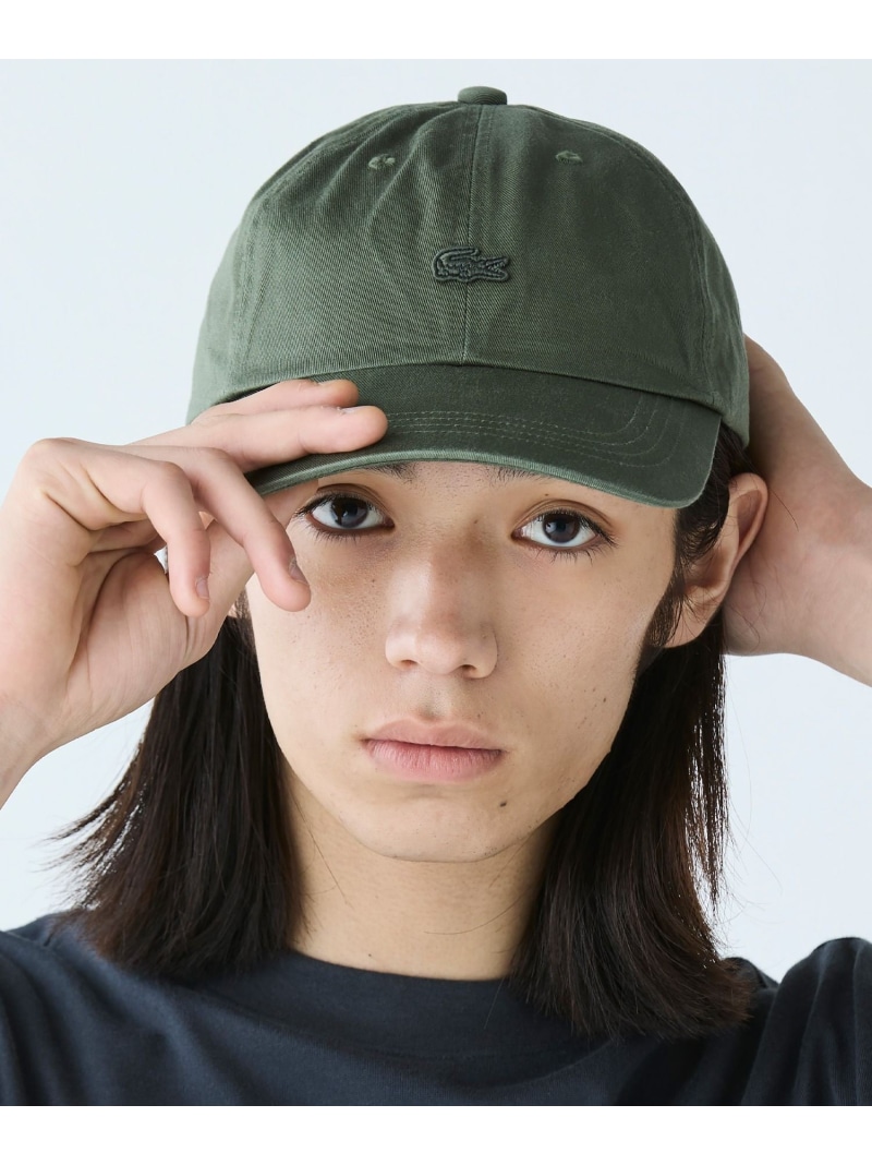 【楽天市場】【SALE／40%OFF】バイオウォッシュ6パネルキャップ LACOSTE ラコステ 帽子 キャップ ブラック ベージュ【RBA_E】【送料無料】[Rakuten Fashion ...