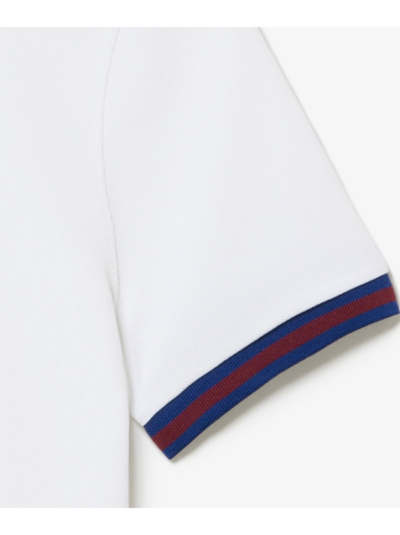【楽天市場】【SALE／40%OFF】クーリングドライボーダーリブニットポロシャツ LACOSTE ラコステ トップス ポロシャツ ホワイト【RBA_E】【送料無料】[Rakuten ...