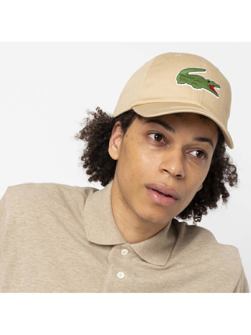 【楽天市場】【SALE／40%OFF】ワニロゴ刺しゅう6パネルボールキャップ LACOSTE ラコステ 帽子 キャップ ベージュ ホワイト ブラック ネイビー【RBA_E】【送料無料 ...