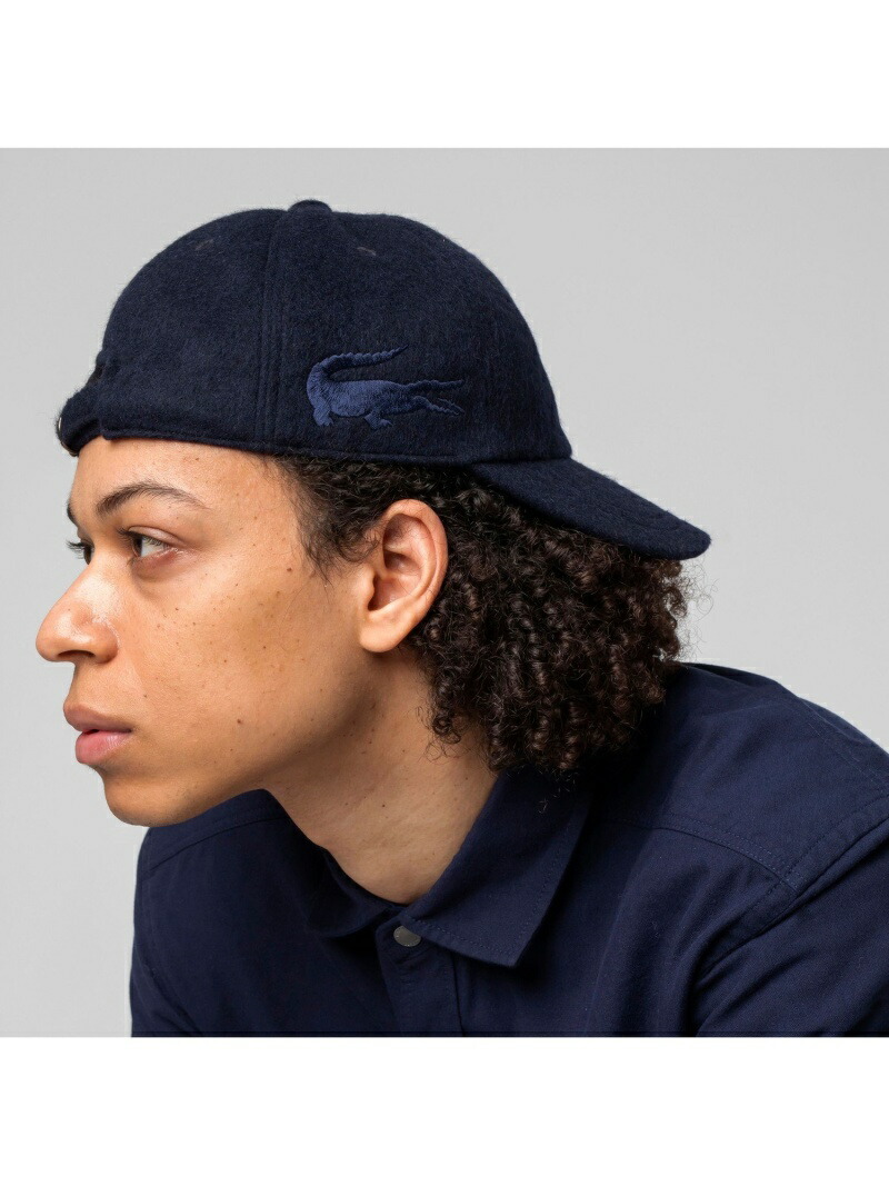 【楽天市場】【SALE／30%OFF】ワントーンロゴウールローキャップ LACOSTE ラコステ 帽子 キャップ ネイビー ブラック【RBA ...