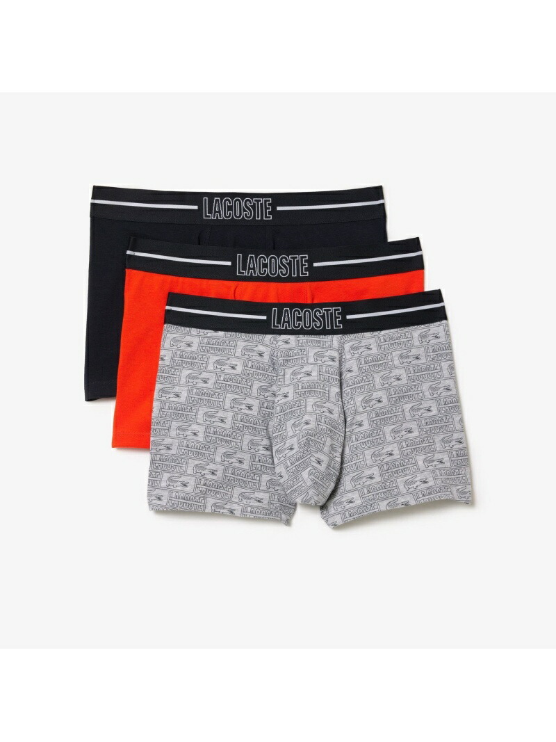 【楽天市場】【SALE／20%OFF】ストレッチコットンジャージトランクショーツ3パック LACOSTE ラコステ インナー・ルームウェア ...