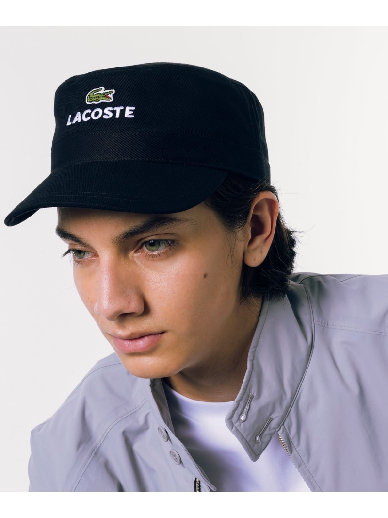 【楽天市場】【SALE／40%OFF】アイコンステッチワークキャップ LACOSTE ラコステ 帽子 ニット帽・ビーニー ブラック グリーン【RBA_E】【送料無料】[Rakuten ...