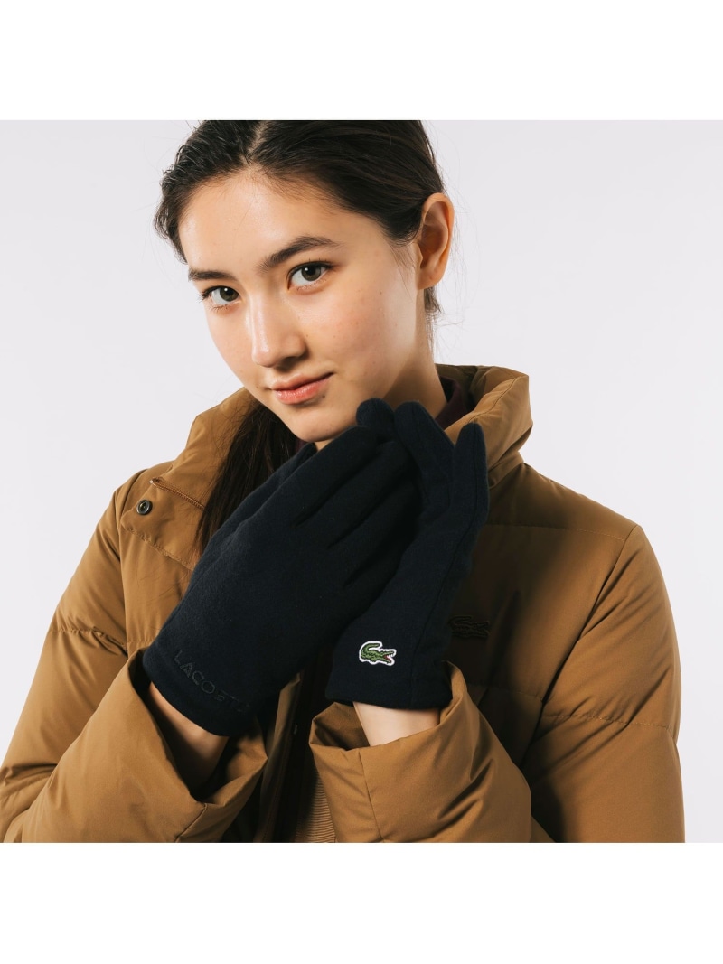 【楽天市場】【SALE／40%OFF】ネームステッチジャージニットグローブ LACOSTE ラコステ ファッション雑貨 手袋 グレー ピンク ブラック【RBA_E】【送料無料】[Rakuten ...