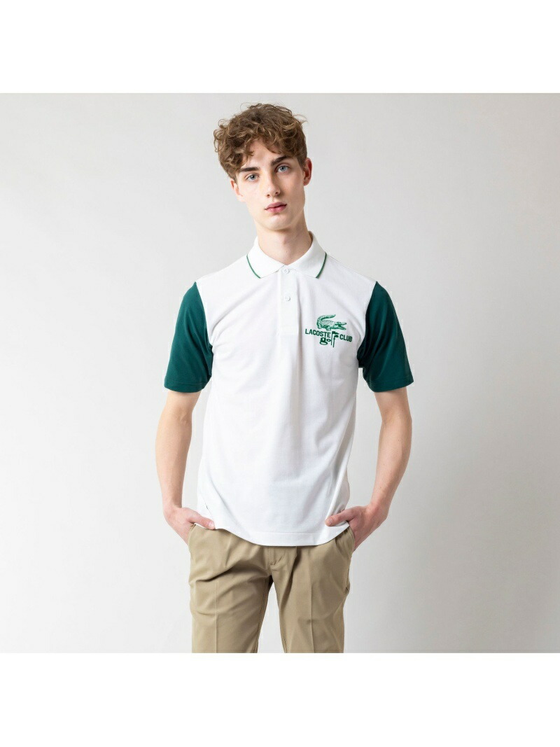【楽天市場】【SALE／40%OFF】クルーマックスブレンドクラブラコステポロシャツ LACOSTE ラコステ トップス ポロシャツ グリーン ネイビー ホワイト【RBA_E】【送料無料 ...