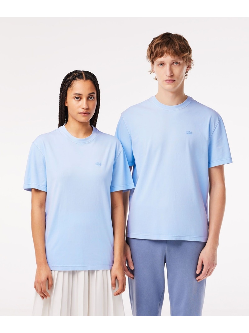 【楽天市場】【SALE／40%OFF】ナチュラルダイワントーンTシャツ LACOSTE ラコステ トップス カットソー・Tシャツ イエロー ピンク ブルー【RBA_E】【送料無料 ...