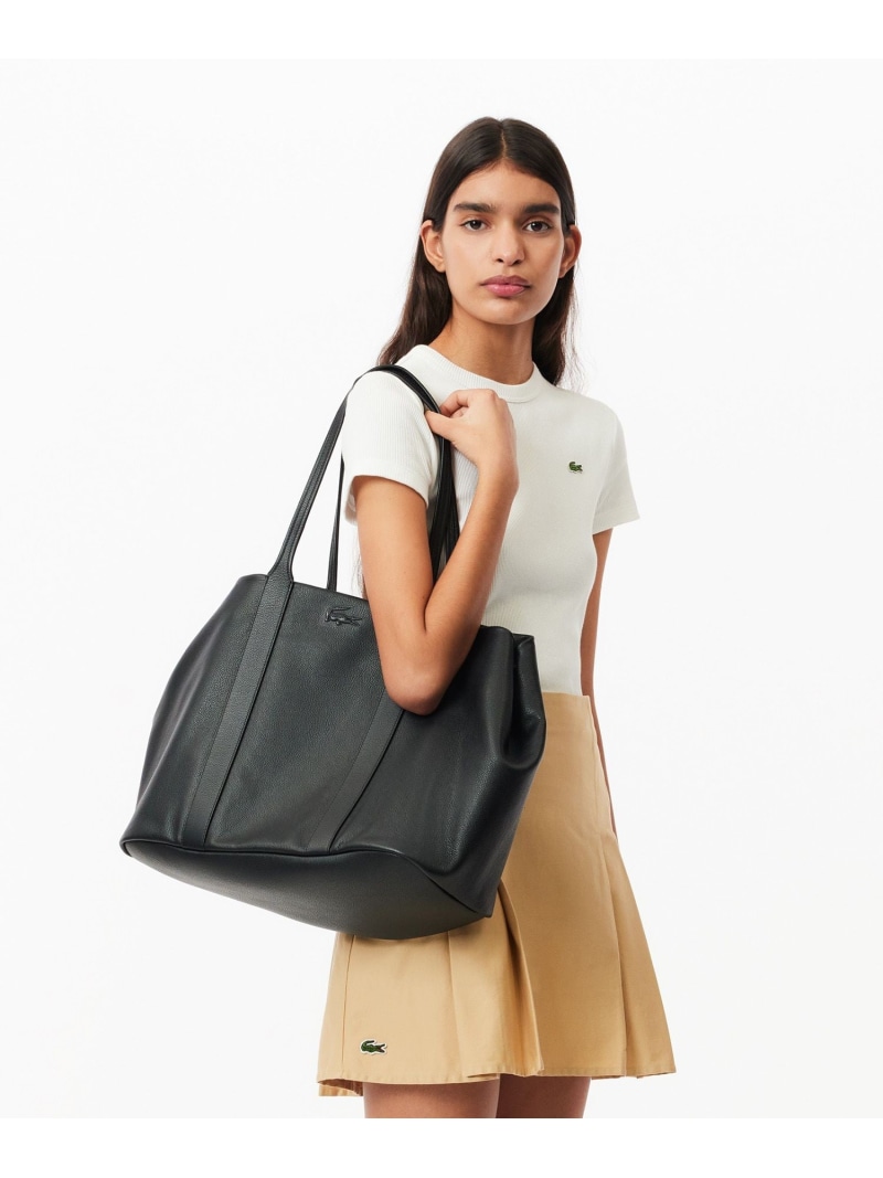 【楽天市場】【SALE／40%OFF】シティコート PCポケットトート LACOSTE ラコステ バッグ トートバッグ ブラック【RBA_E】【送料無料】[Rakuten Fashion ...