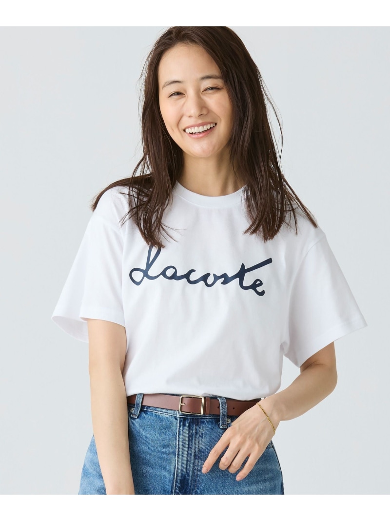 【楽天市場】【SALE／30%OFF】【オンライン限定】LACOSTE スクリプトネームロゴ ルーズシルエットハーフスリーブTシャツ LACOSTE ラコステ トップス カットソー・Tシャツ ...