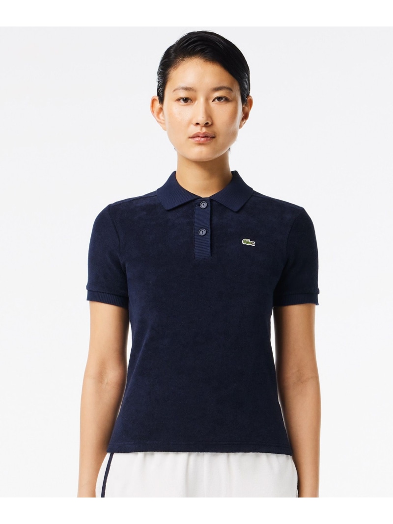 【楽天市場】【SALE／50%OFF】オーガニックコットン コンパクトパイル地半袖ポロシャツ LACOSTE ラコステ トップス ポロシャツ ホワイト ネイビー【RBA_E】【送料無料 ...