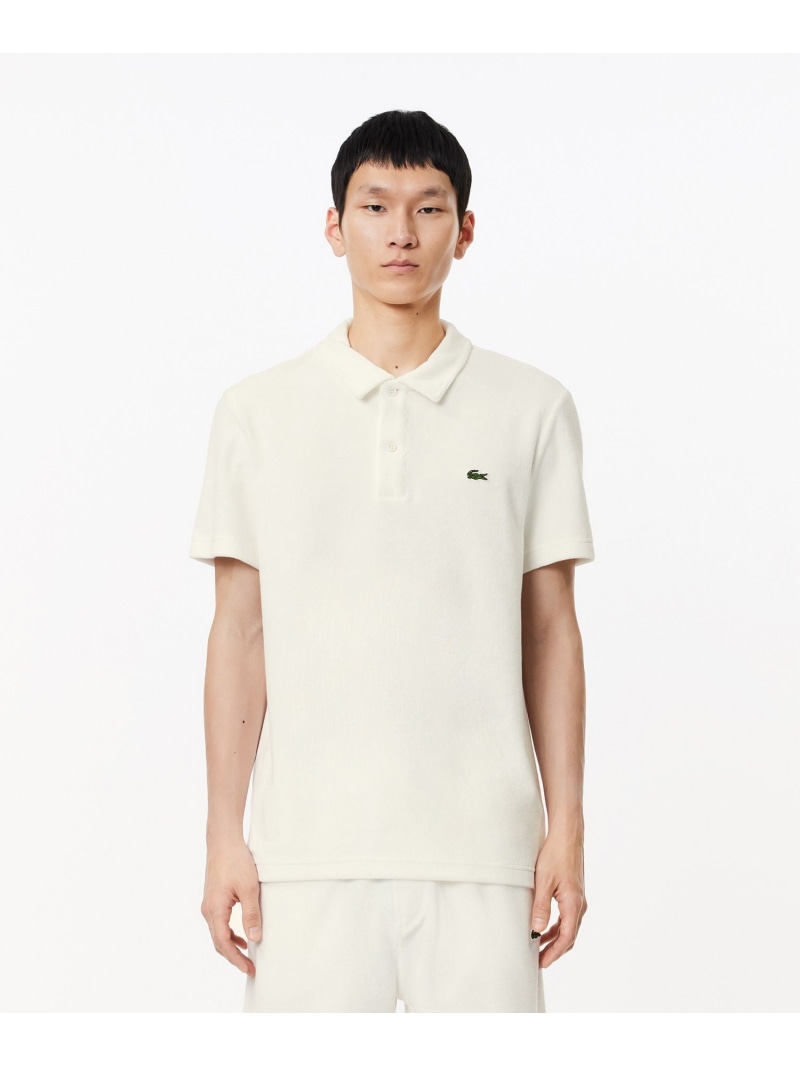 【楽天市場】【SALE／40%OFF】肉厚パイルポロシャツ LACOSTE ラコステ トップス ポロシャツ グリーン ホワイト【RBA_E】【送料無料】[Rakuten Fashion ...